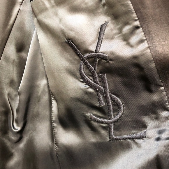 Yves Saint Laurent | Jackets & Coats | Ysl By Tom Ford Black Leather ...